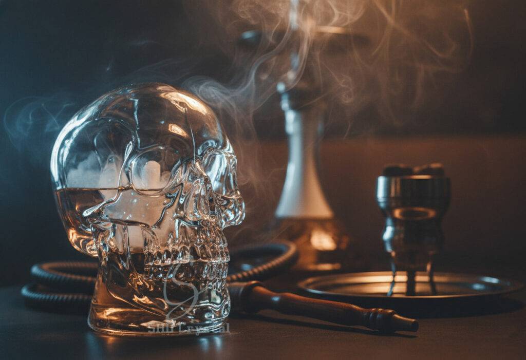 Glass Skull Hookah Base for Unique Style and Modern Hookah Design